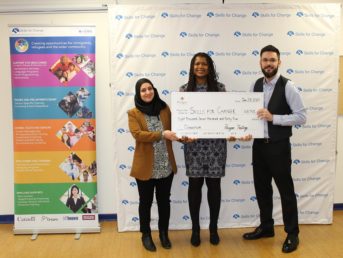 Paragon Testing Enterprises donates to Skills for Change